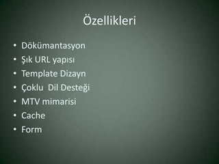 Django nedir | PPT