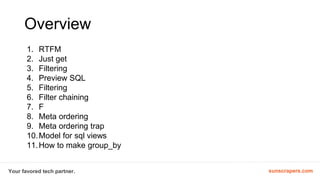 Django ORM - Marcin Markiewicz | PPTX