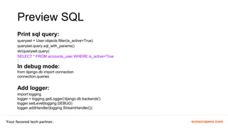 Django ORM - Marcin Markiewicz | PPTX