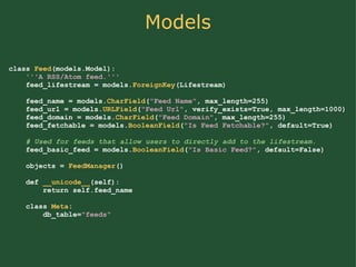 Django O/R Mapper | PPT | Databases | Computer Software and Applications
