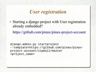 Django packages list | ODP