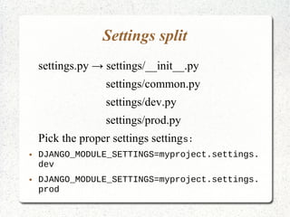 Django packages list | ODP