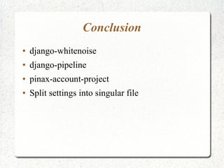 Django packages list | ODP