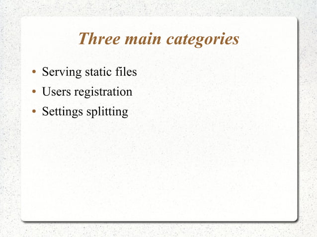 Django packages list | PPT | Free Download