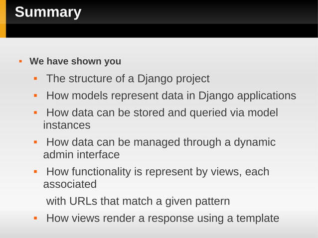 A Basic Django Introduction | PDF | Databases | Computer Software and ...