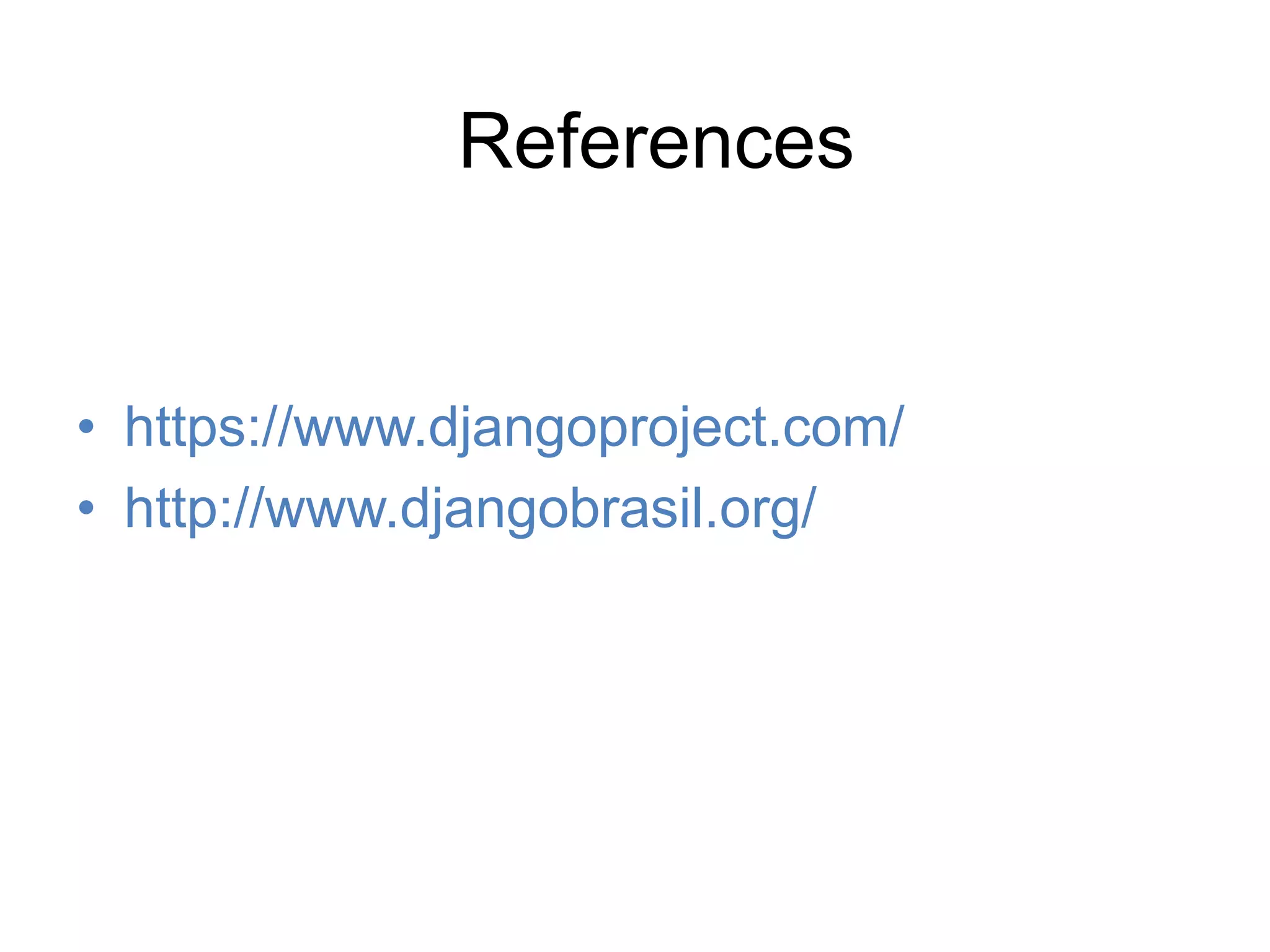 Django presentation | PPTX