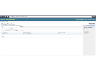 Django presentation | PPT