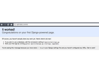 Django presentation | PPT