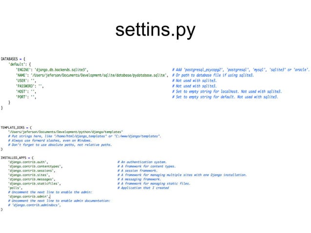 Django presentation | PPTX