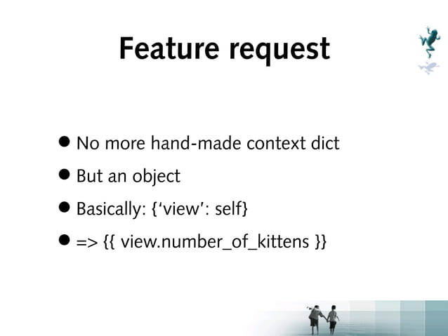 Django Class Based Views Dutch Django Meeting Presentation Ppt