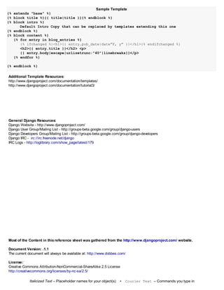 django_reference_sheet | PPT
