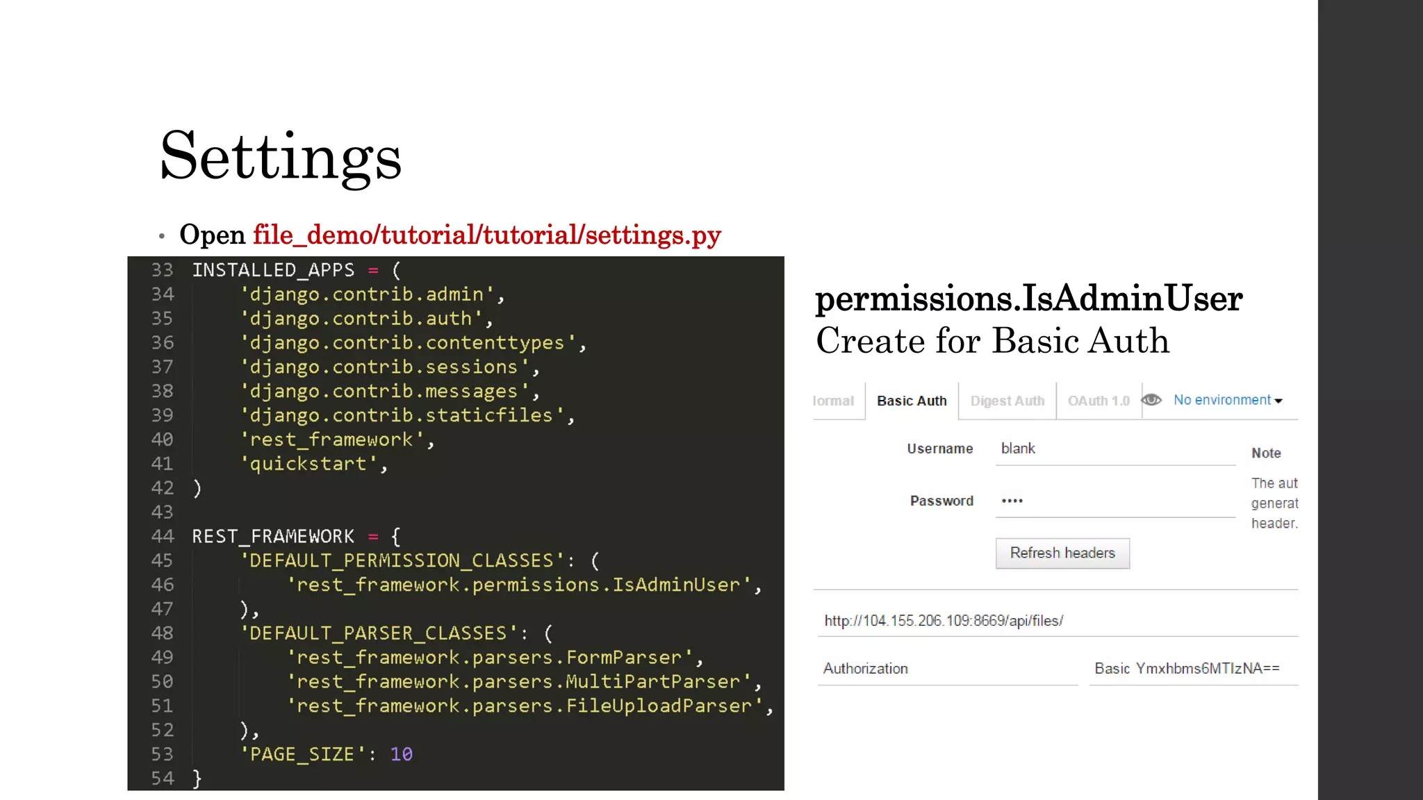 Django rest framework | PPTX