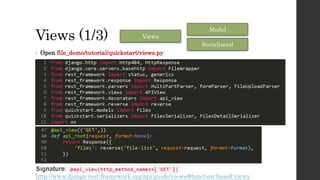 Django rest framework | PPTX