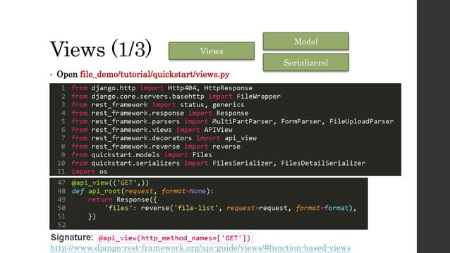Django rest framework | PPTX