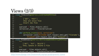 Django rest framework | PPTX