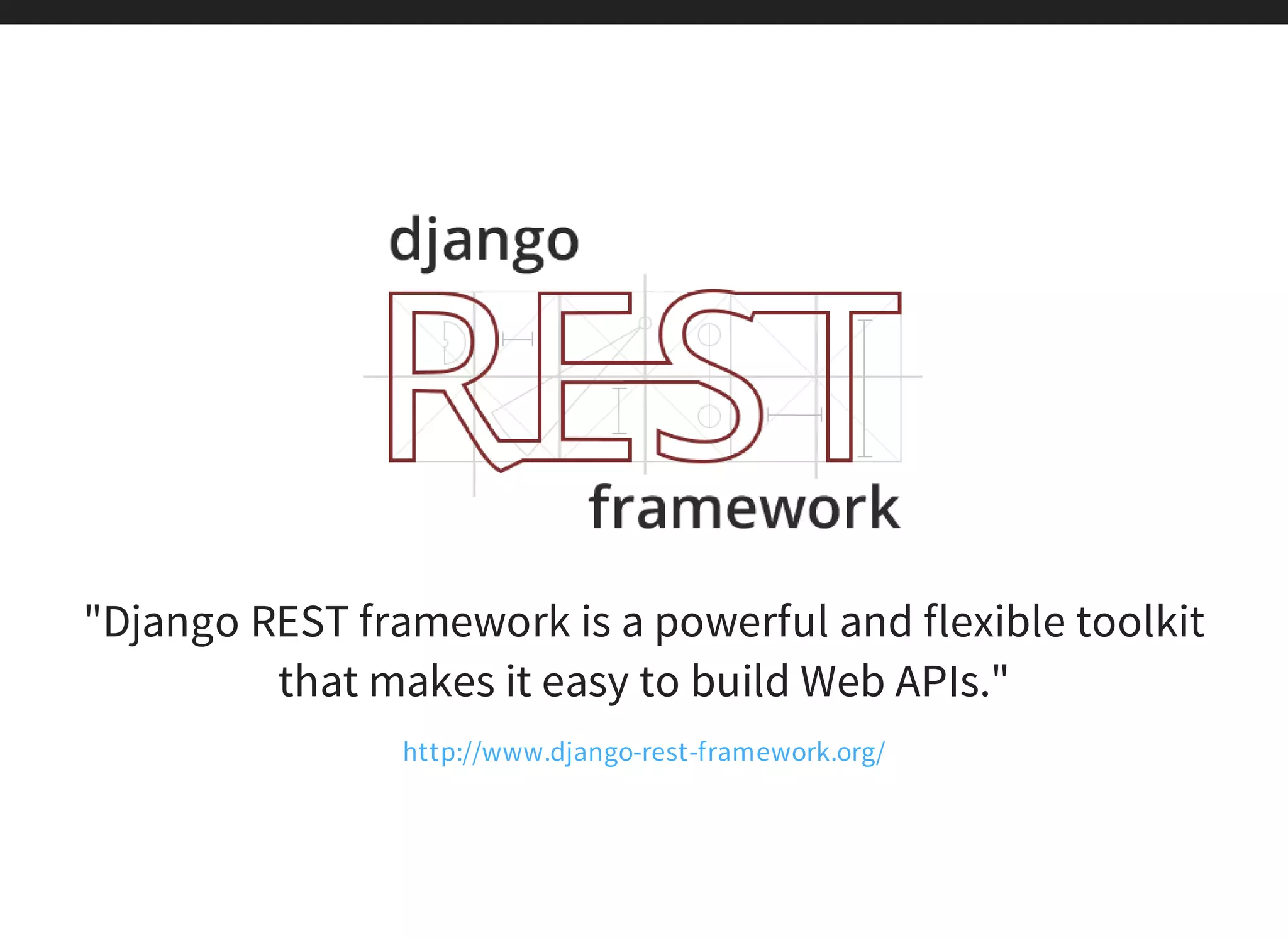Django rest framework in 20 minuten | PPT