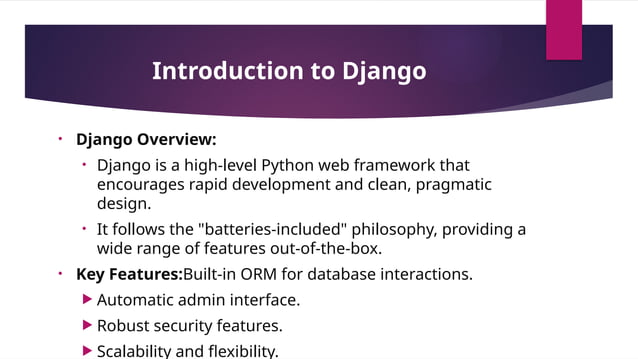 Django Schema Evolution for 5th sem.pptx | Free Download