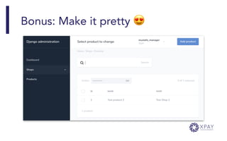 Django superpower: User Dashboards | PPT