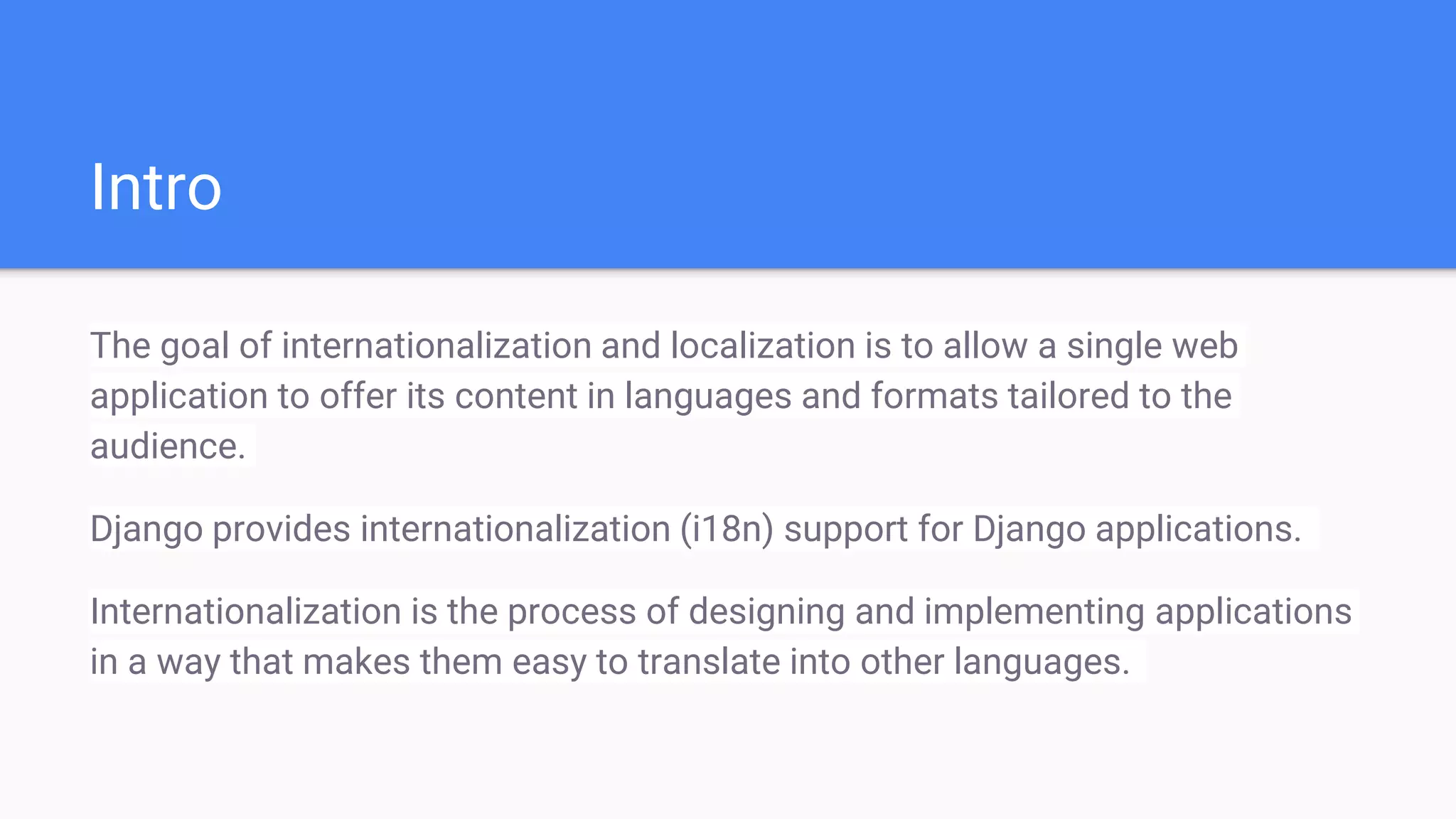 Django Translations Internationalization Ppt