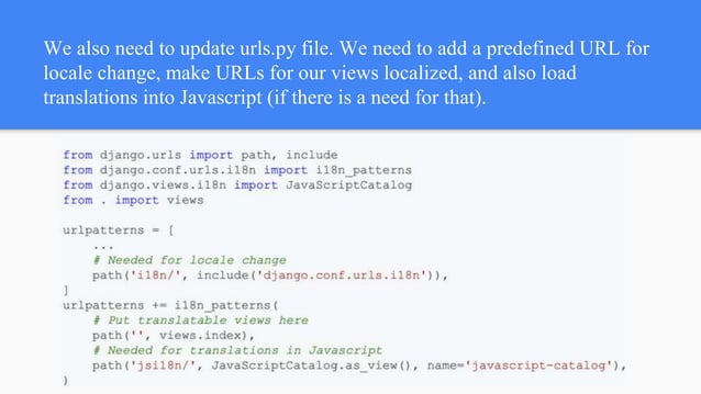 Django Translations: Internationalization | PPT