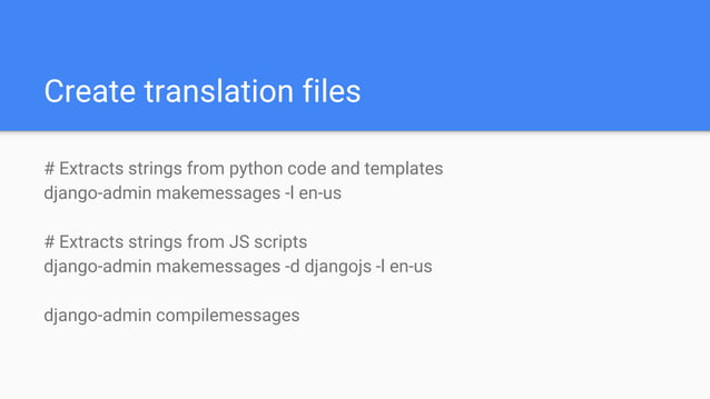 Django Translations: Internationalization | PPTX