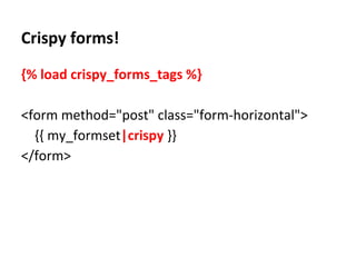 Django tricks (2) | PPT