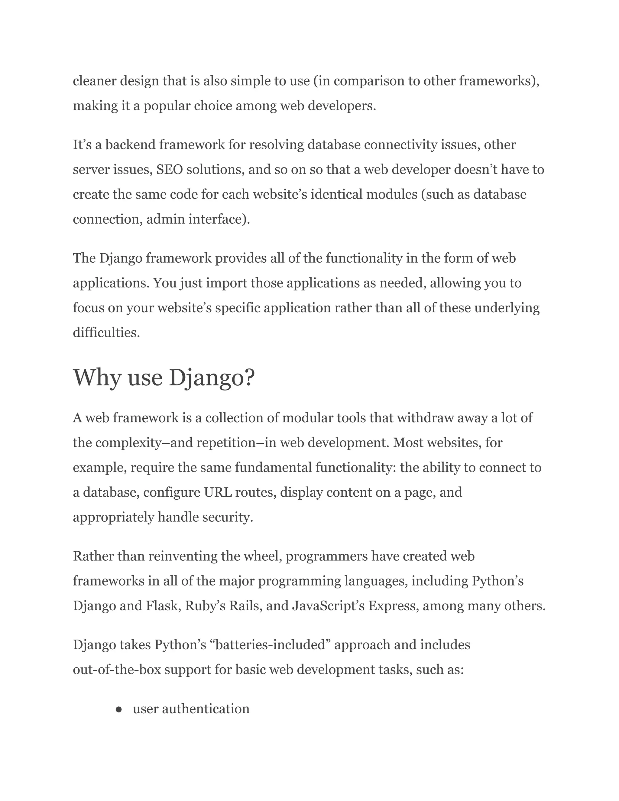 Django Tutorial Lets Take A Deep Dive Into Djangos Web Frameworkpdf
