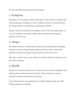 Django Tutorial_ Let’s take a deep dive into Django’s web framework.pdf