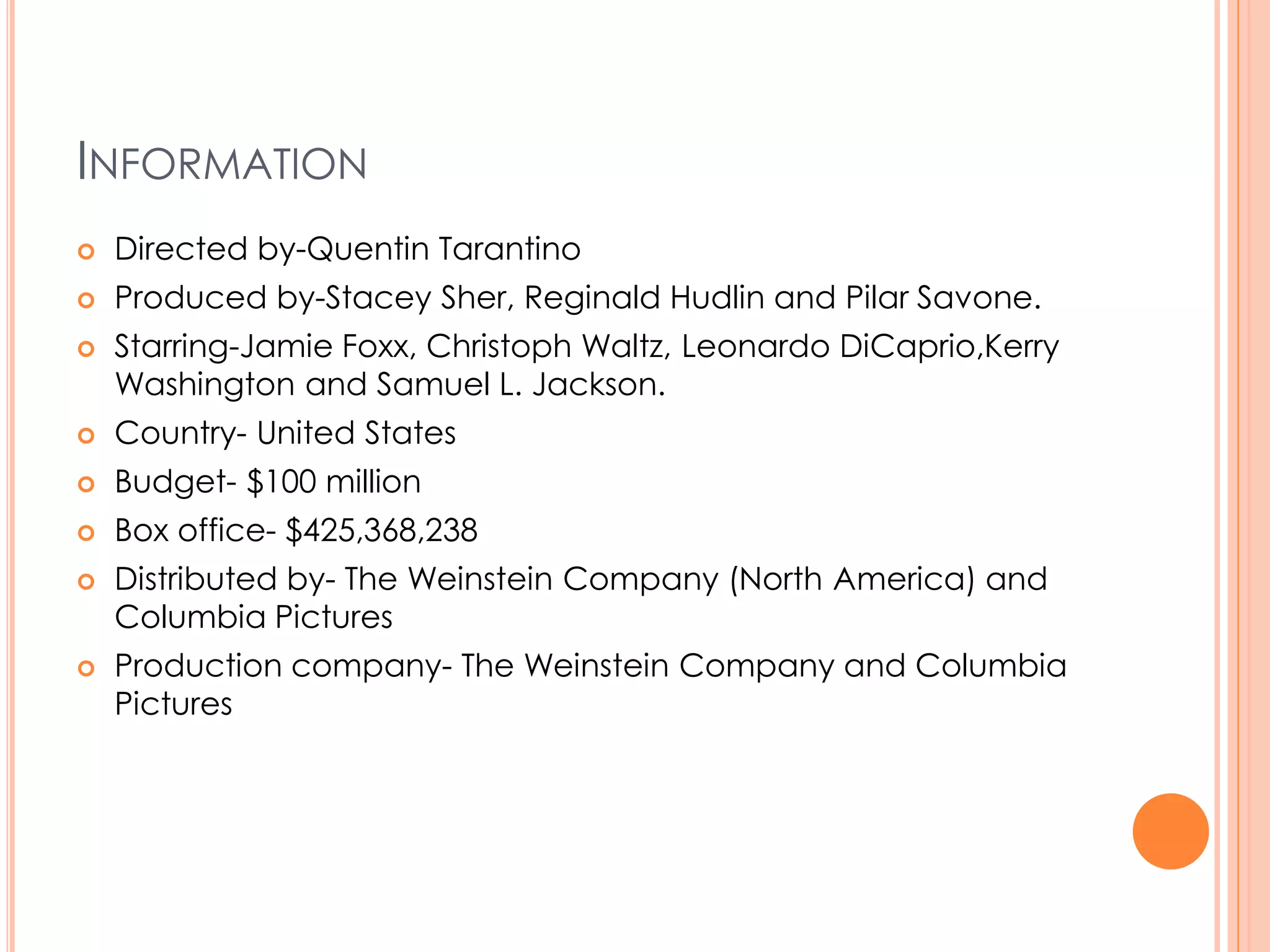 Django unchained | PPTX