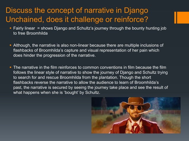 Django unchained analysis | PPTX