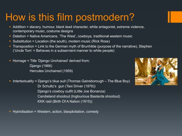 Django unchained analysis | PPTX