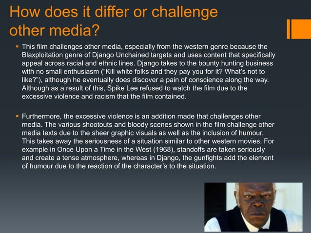 Django unchained analysis | PPTX