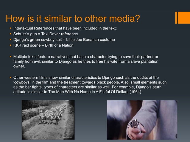 Django unchained analysis | PPTX