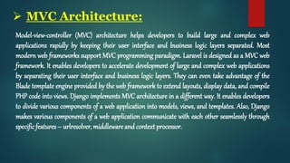 Django vs laravel | PPT