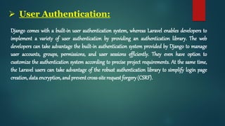 Django vs laravel | PPT