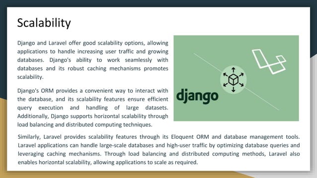 Django VS Laravel | PPTX | Web Development | Internet