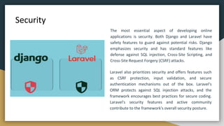 Django VS Laravel | PPTX | Web Development | Internet