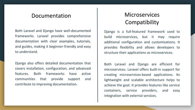 Django VS Laravel | PPTX | Web Development | Internet