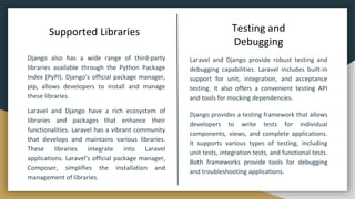 Django VS Laravel | PPTX | Web Development | Internet
