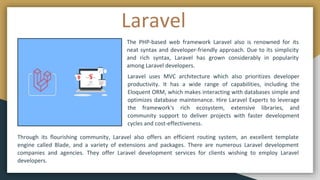 Django VS Laravel | PPTX | Web Development | Internet