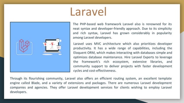 Django VS Laravel | PPTX | Web Development | Internet
