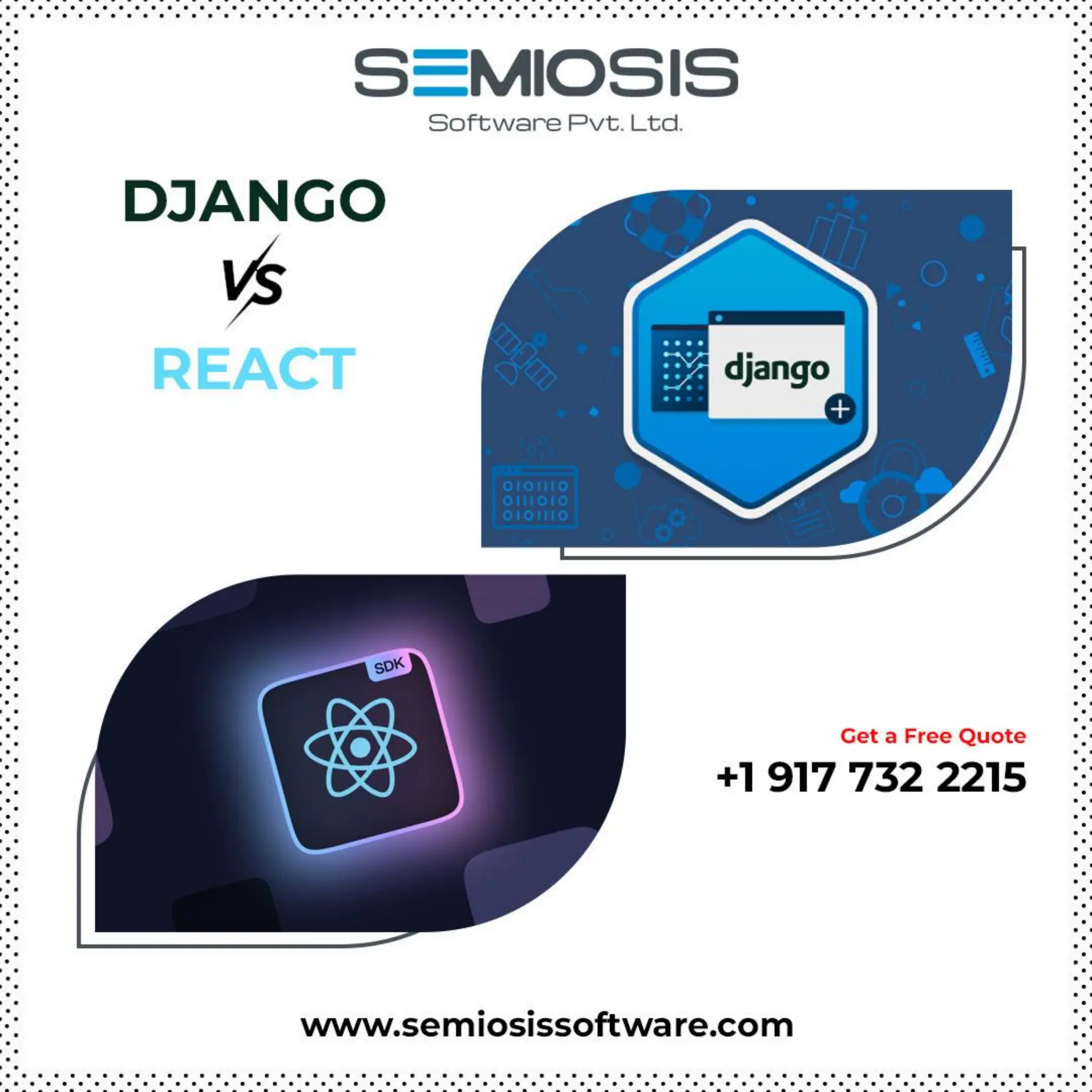 Django vs React: Which is Better for Web Development? - Semiosis Software Private Limited | PDF