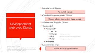 Django web framework | PPT