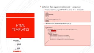 Django web framework | PPT