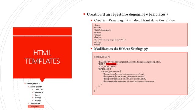 Django web framework | PPT