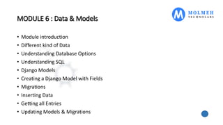 Django web framework | PPT