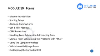 Django web framework | PPT