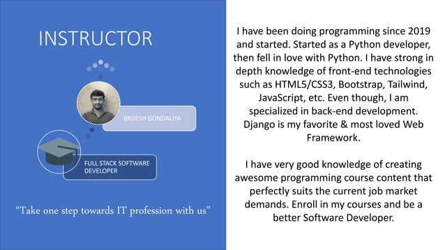 Django web framework | PPT