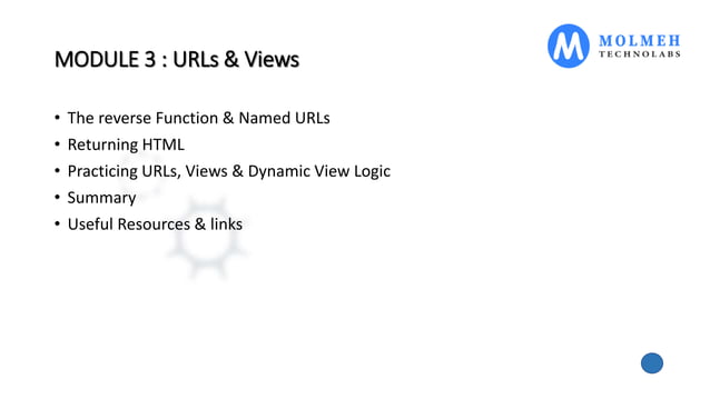 Django web framework | PPT