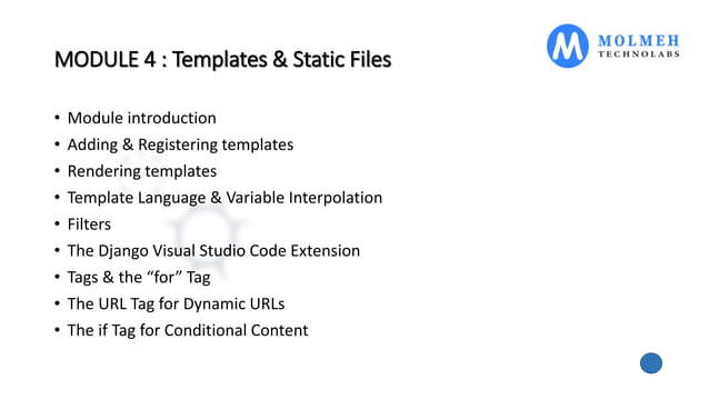 Django web framework | PPT